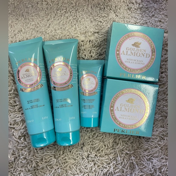 Perlier | Skincare | Perlier 5 Piece Golden Almond Lotion Bundle | Poshmark